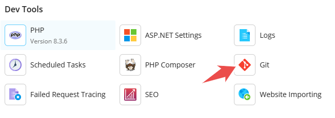 Git Hub in Plesk Hosting Panel